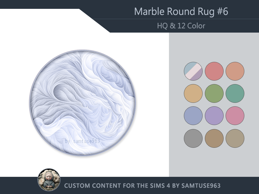 HQ Marble Round Dance Rug #6 Samtuse963 - Gallery - The Sims 4 Build / Buy - CurseForge
