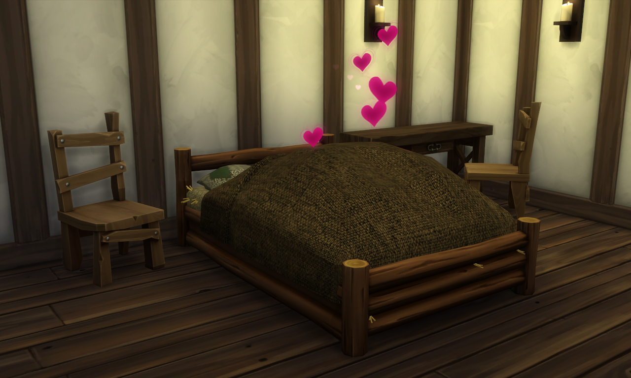 Medieval - Historical - Straw Peasant Bed - Gallery - The Sims 4 Build ...