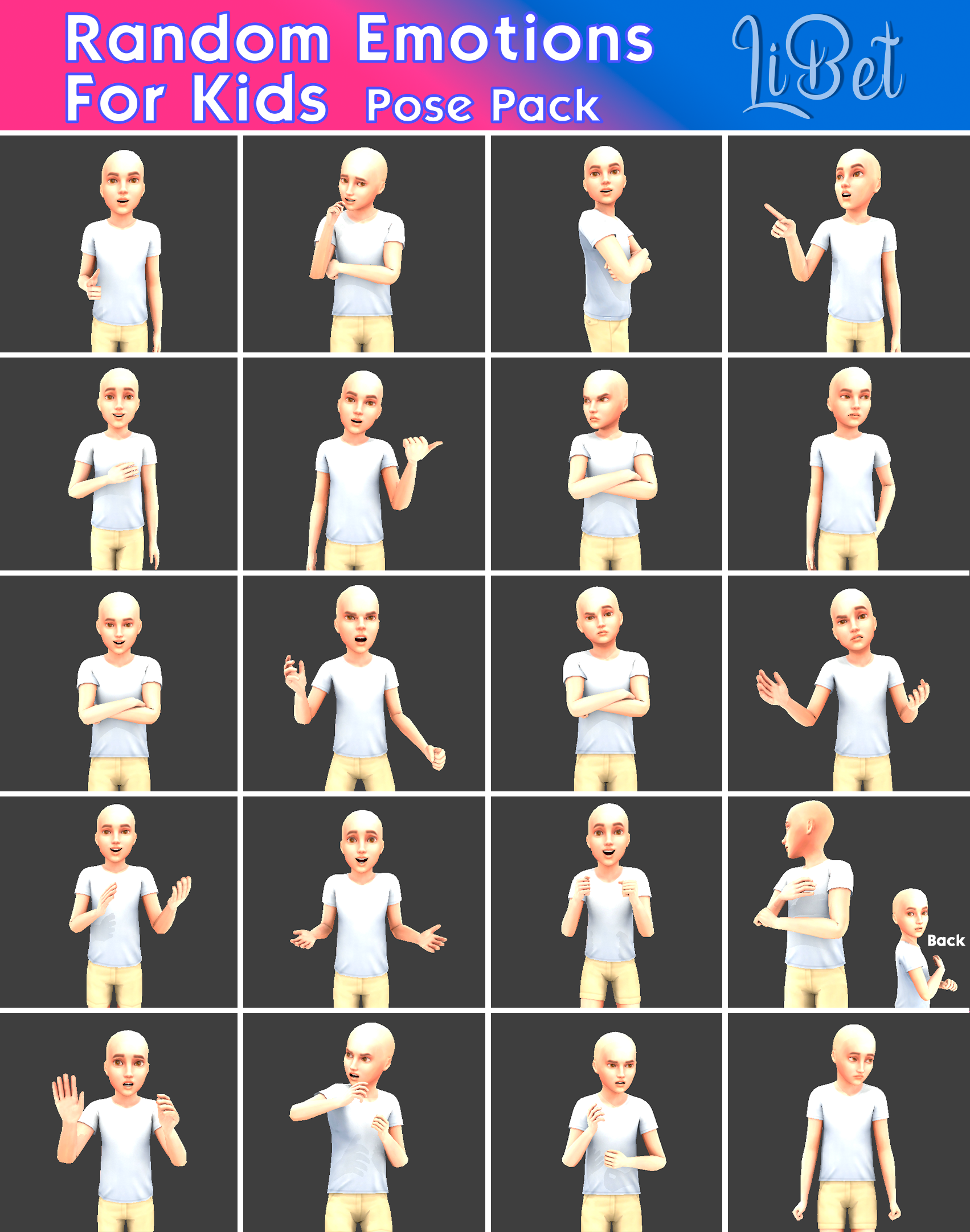 Random emotions for kids Pt. 1 - Gallery - The Sims 4 Mods - CurseForge