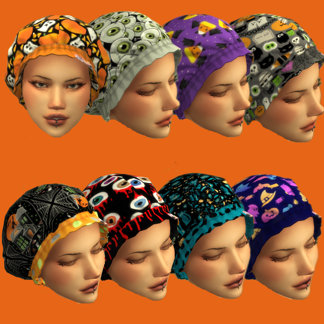 Spooky Season Bonnets - Screenshots - The Sims 4 Create a Sim - CurseForge