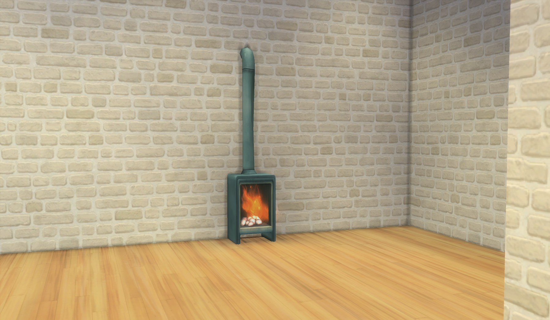 GM-The Modern Industrial Fireplace-modified UPDATE - Gallery - The Sims ...