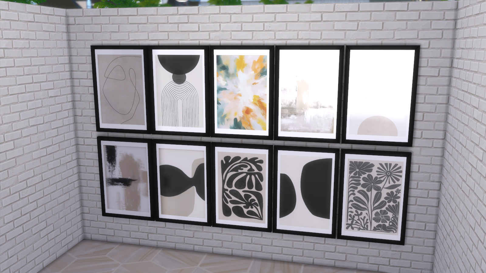 Modern Abstract Wall Art - Gallery - The Sims 4 Build / Buy - CurseForge