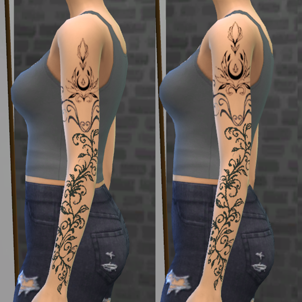 Arm tattoos - Gallery - The Sims 4 Create a Sim - CurseForge