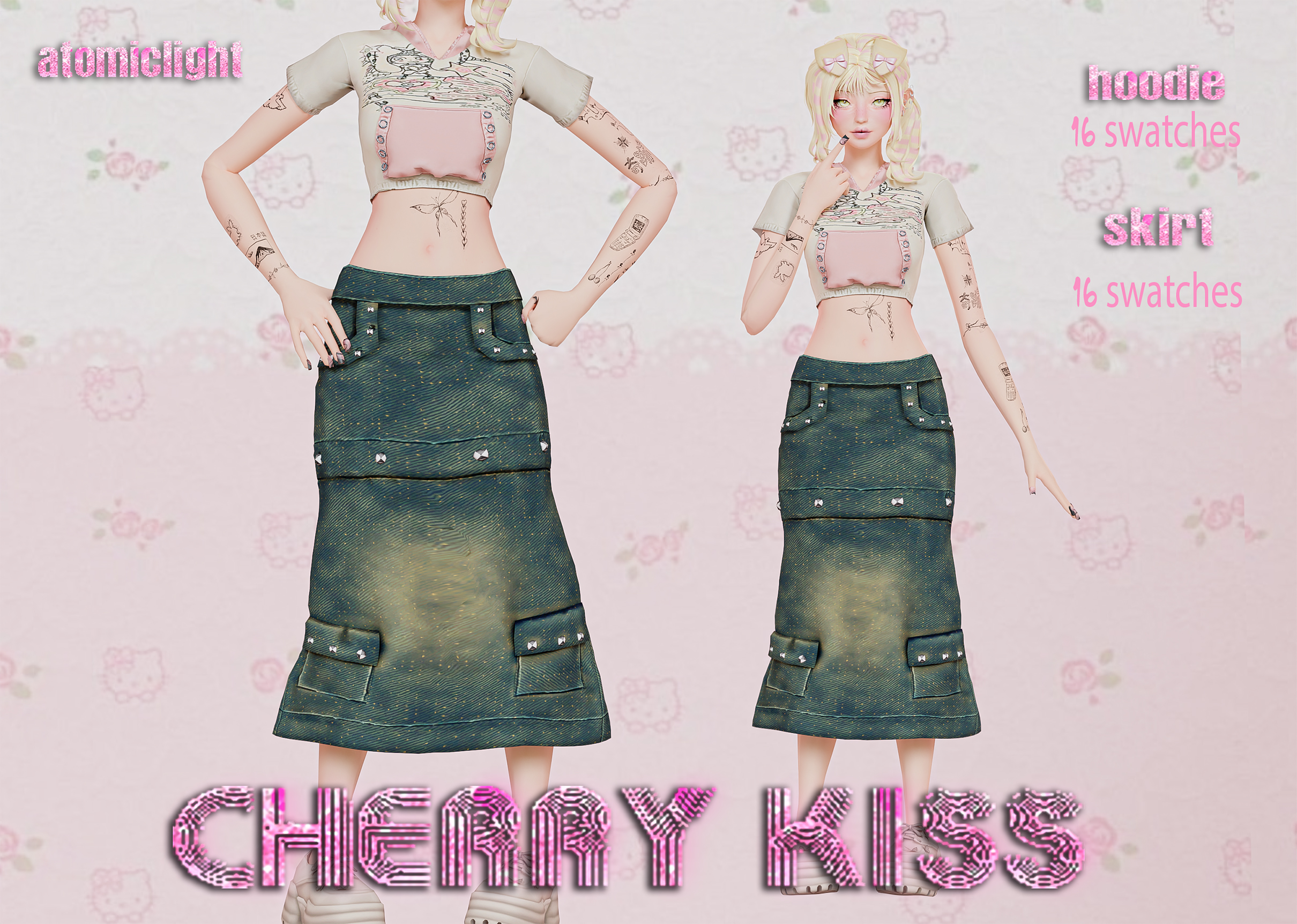 cherry kiss set - Gallery - The Sims 4 Create a Sim - CurseForge