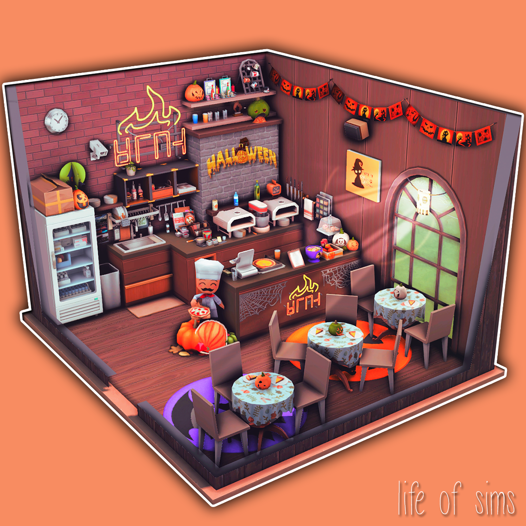 Mini Pizza Restaurant - Gallery - The Sims 4 Rooms / Lots - CurseForge