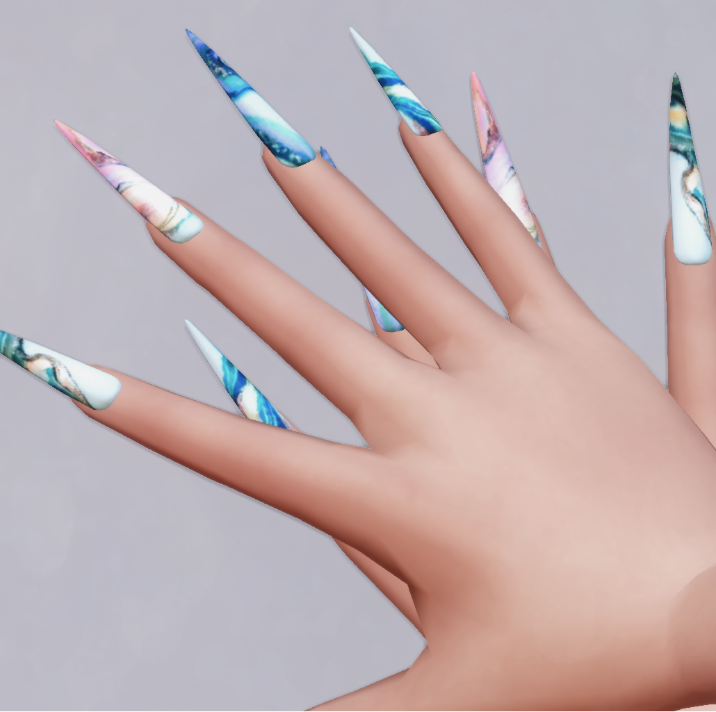 Nails Set N047 - Gallery - The Sims 4 Create a Sim - CurseForge