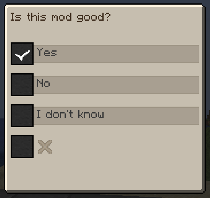 Election votes - Screenshots - Minecraft Mods - CurseForge