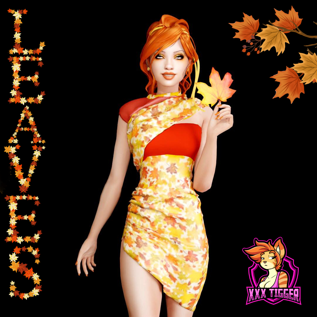 LEAVES DRESS - Gallery - The Sims 4 Create a Sim - CurseForge