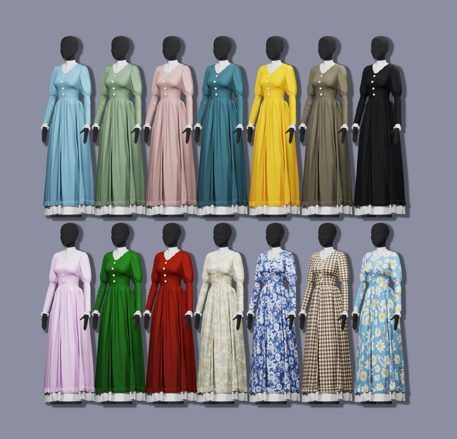 [Simna] Sehwa Dress - Gallery - The Sims 4 Create a Sim - CurseForge