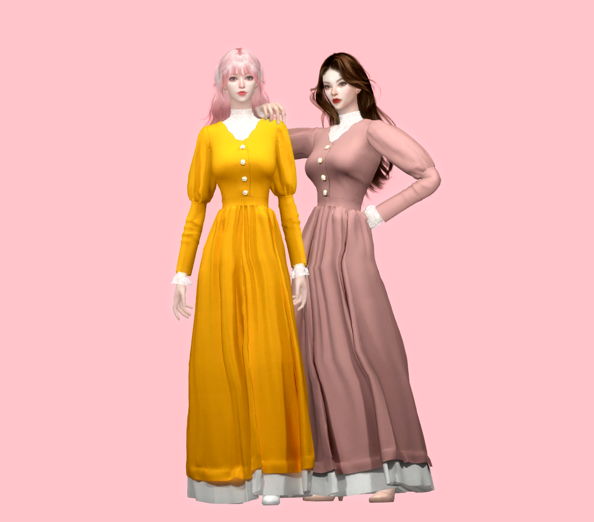 [Simna] Sehwa Dress - Gallery - The Sims 4 Create a Sim - CurseForge