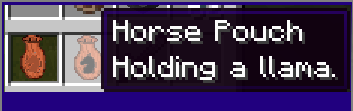 Horse Pouch - Gallery - Minecraft Mods - CurseForge