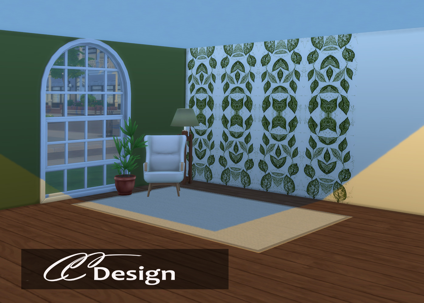 Wallpaper - only Leafes - Gallery - The Sims 4 Build / Buy - CurseForge