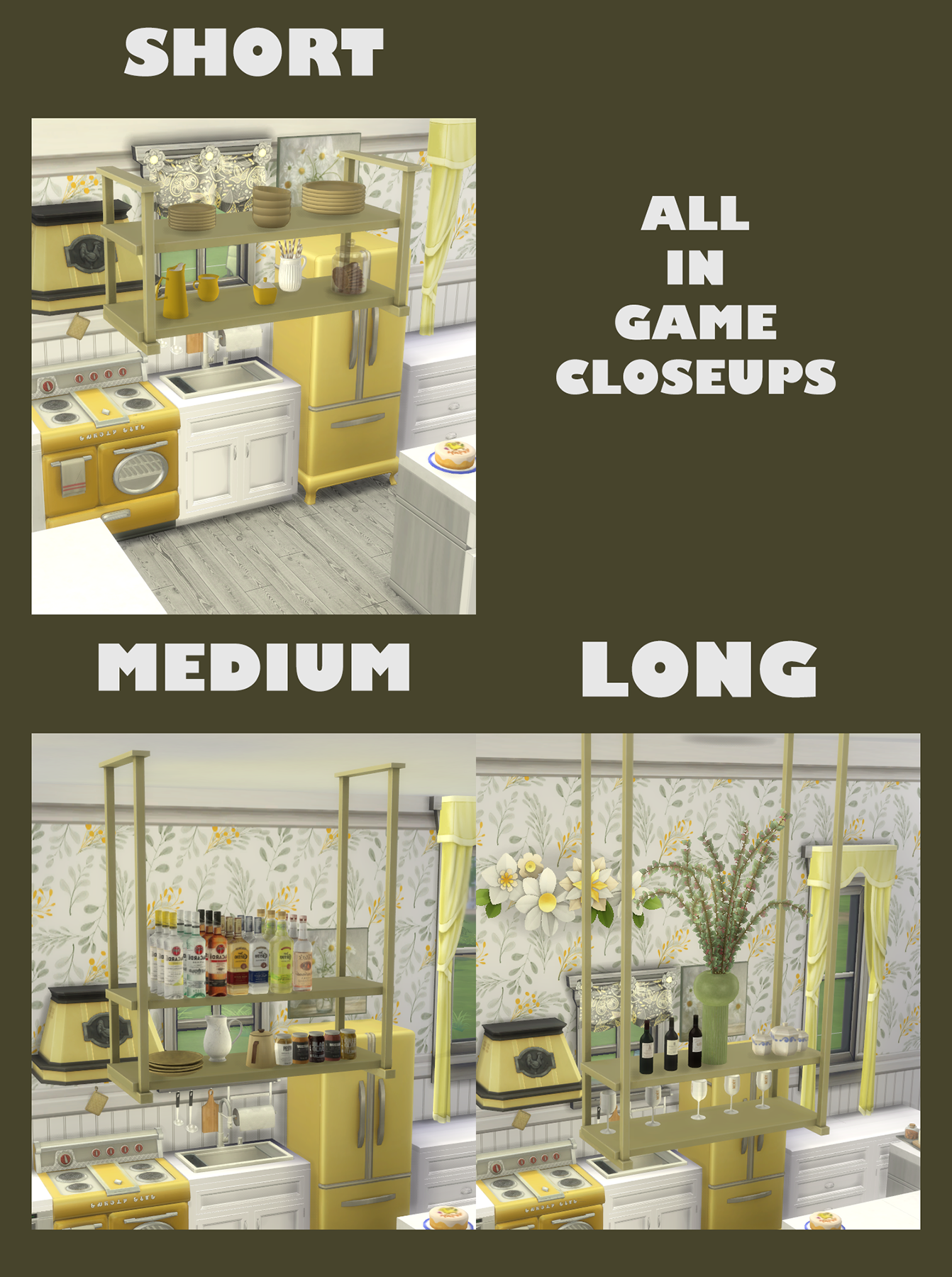 SINI Shelves with Lighting Recoloured, Emptied, and 56 Slots Added ...