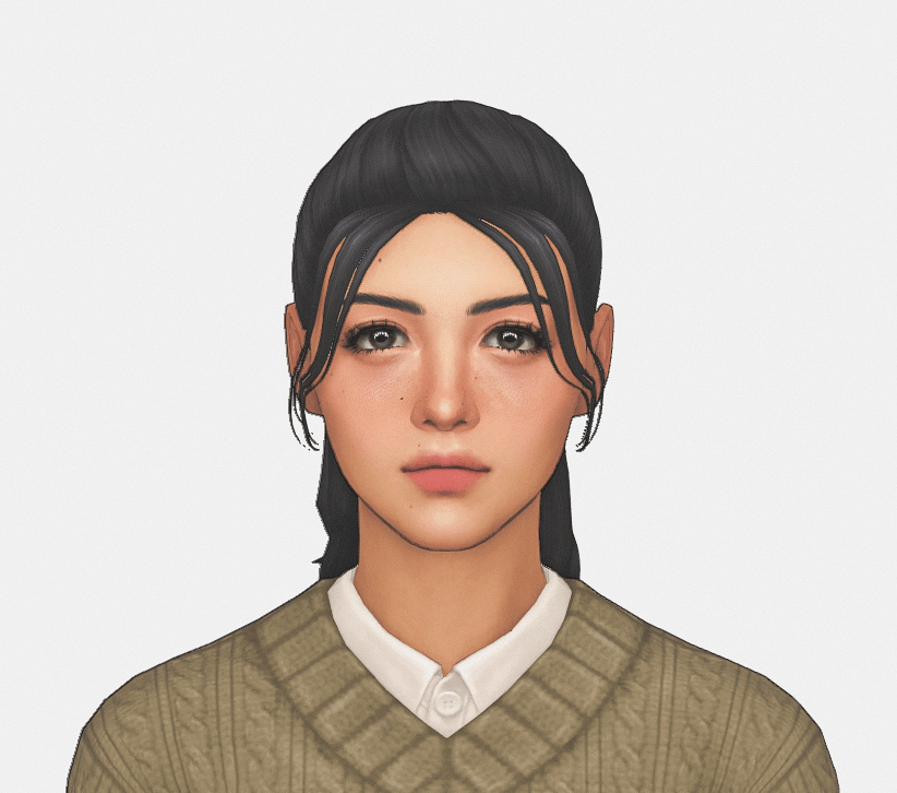 Paula Hair V1 - The Sims 4 Create a Sim - CurseForge