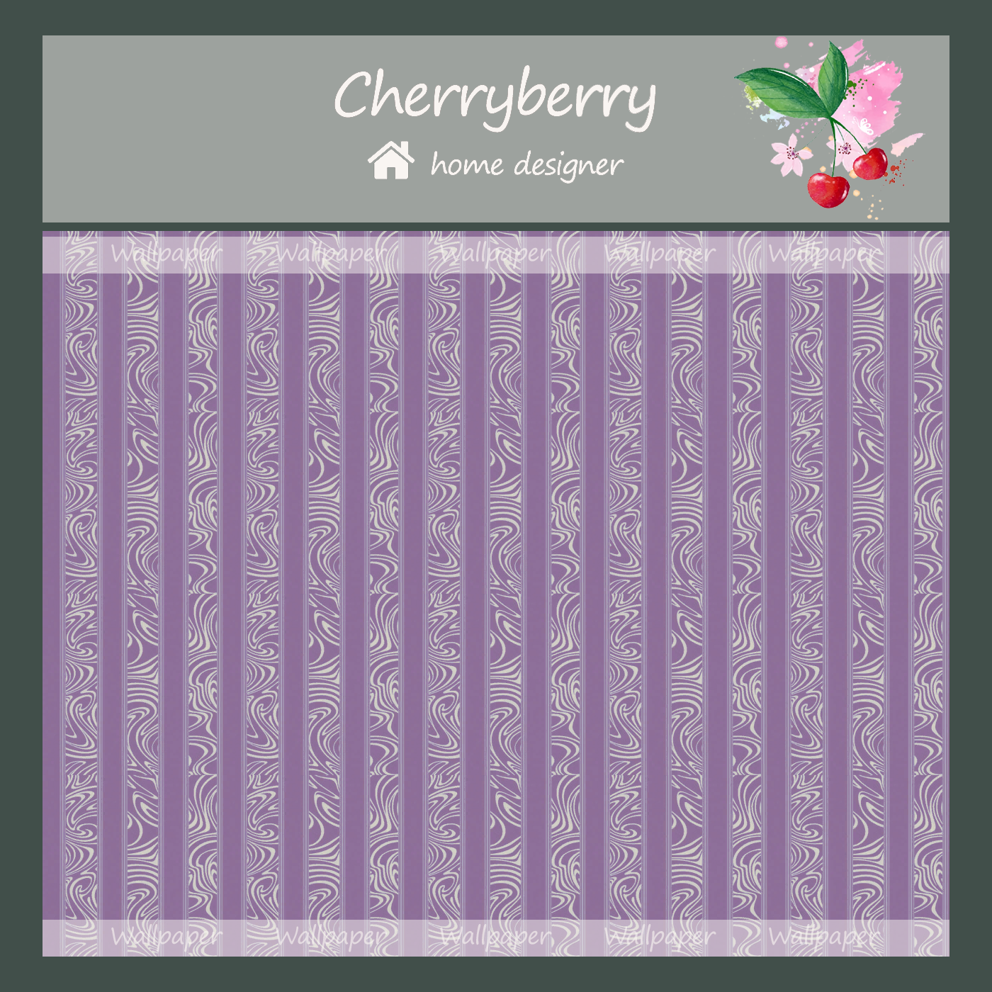 striped wallpaper with abstract pattern - Gallery - The Sims 4 Build ...