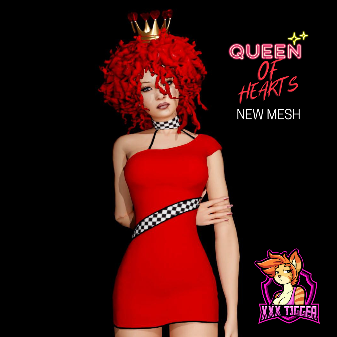 QUEEN OF HEARTS DRESS - Gallery - The Sims 4 Create a Sim - CurseForge