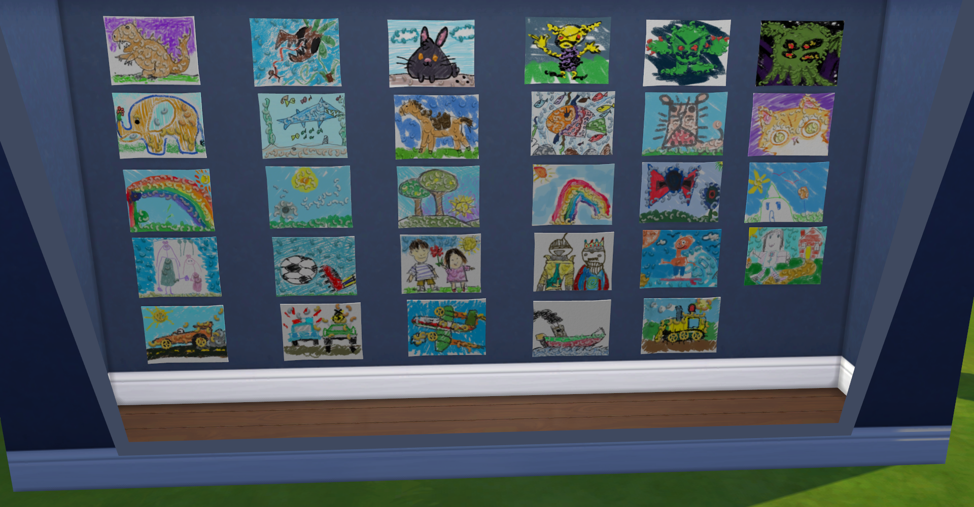 Child drawings - Gallery - The Sims 4 Rooms / Lots - CurseForge