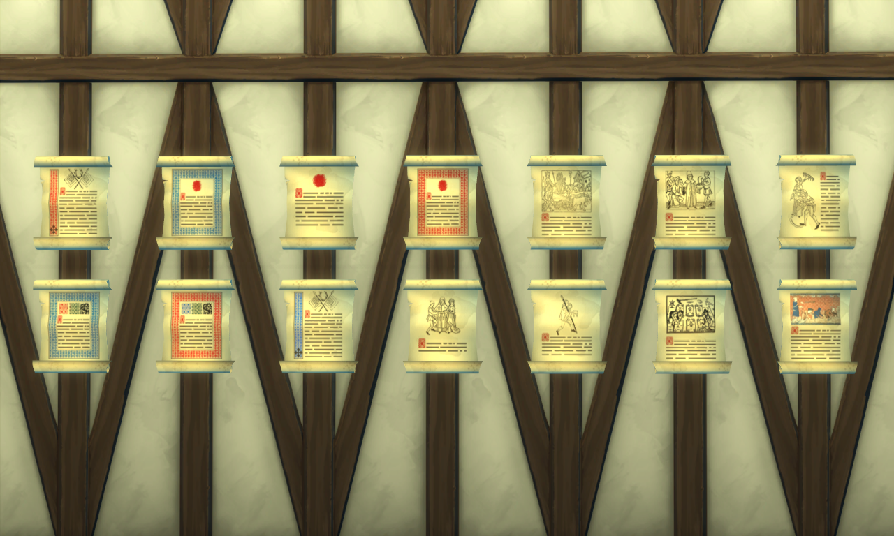 Medieval - Historical - Parchments Decorative - Gallery - The Sims 4 ...
