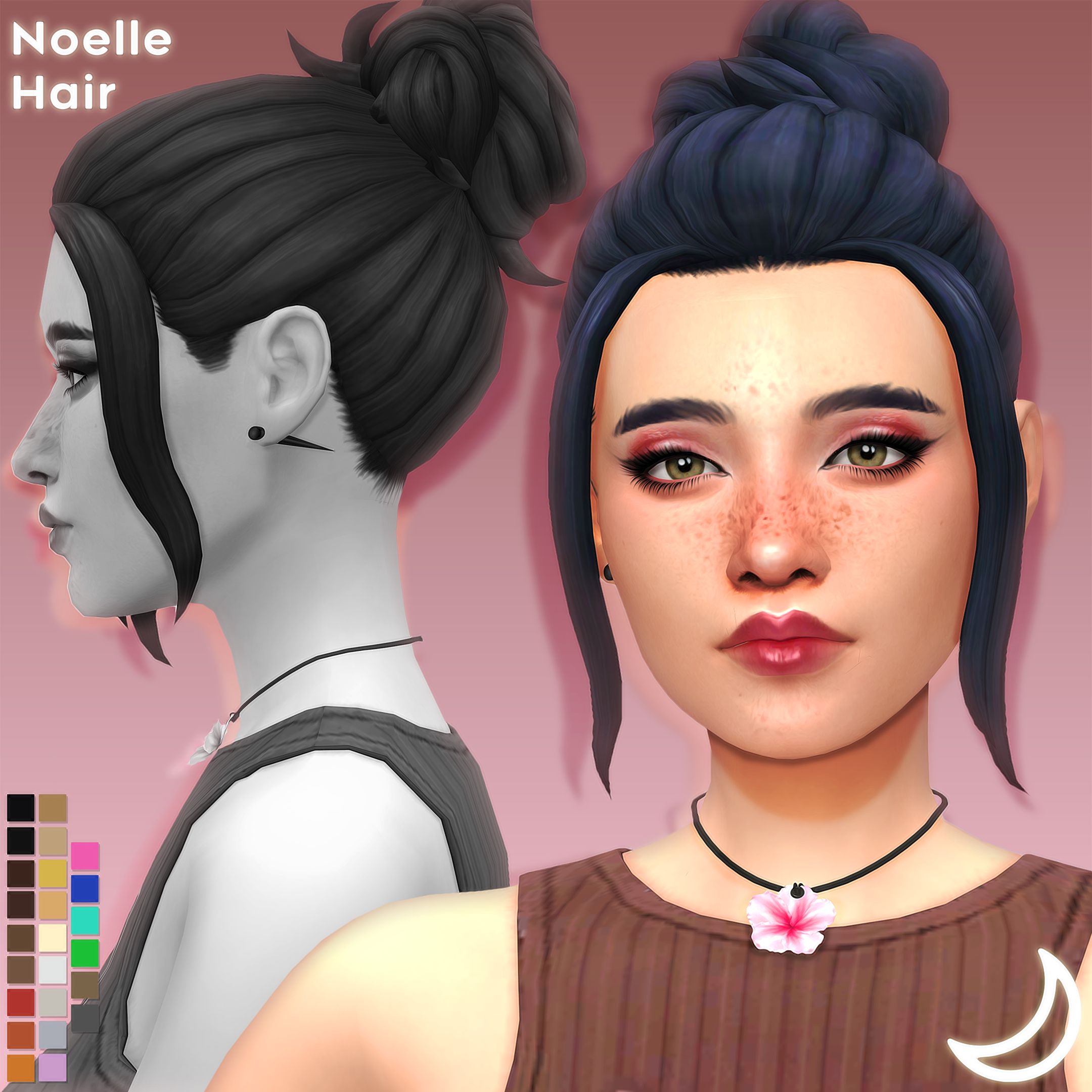 Noelle Hairstyle - Gallery - The Sims 4 Create a Sim - CurseForge
