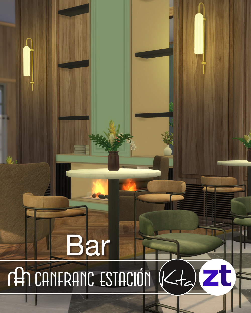 [kta] Canfranc Bar - Screenshots - The Sims 4 Build / Buy - CurseForge