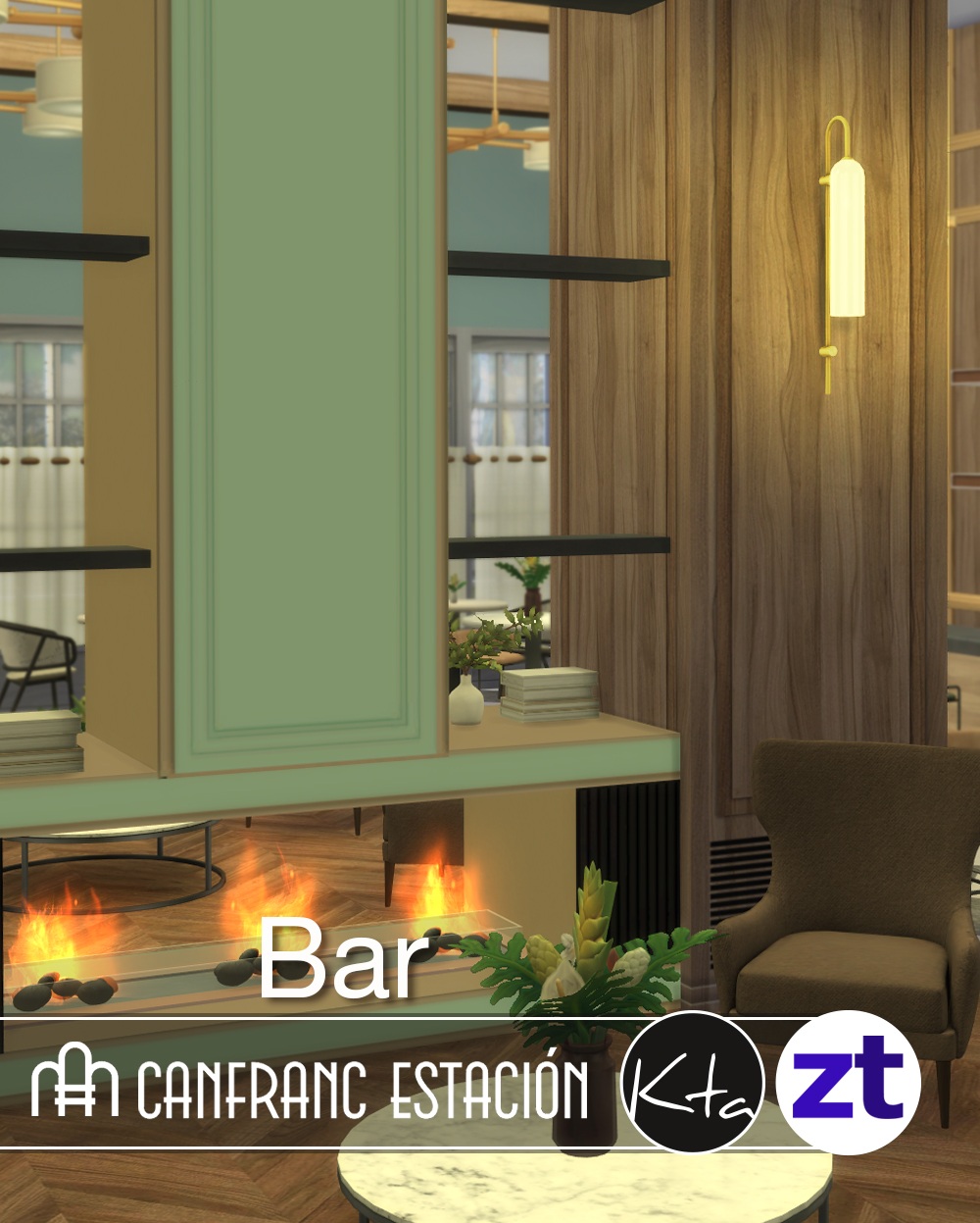 [kta] Canfranc Bar - Screenshots - The Sims 4 Build / Buy - CurseForge