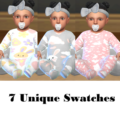 Bunny Infant Onesies - Gallery - The Sims 4 Create a Sim - CurseForge