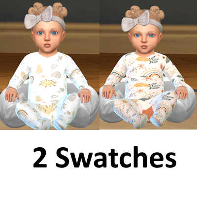 Boho Infant Onesie - Gallery - The Sims 4 Create a Sim - CurseForge