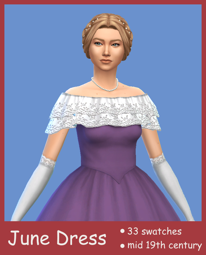 June Dress - Gallery - The Sims 4 Create a Sim - CurseForge