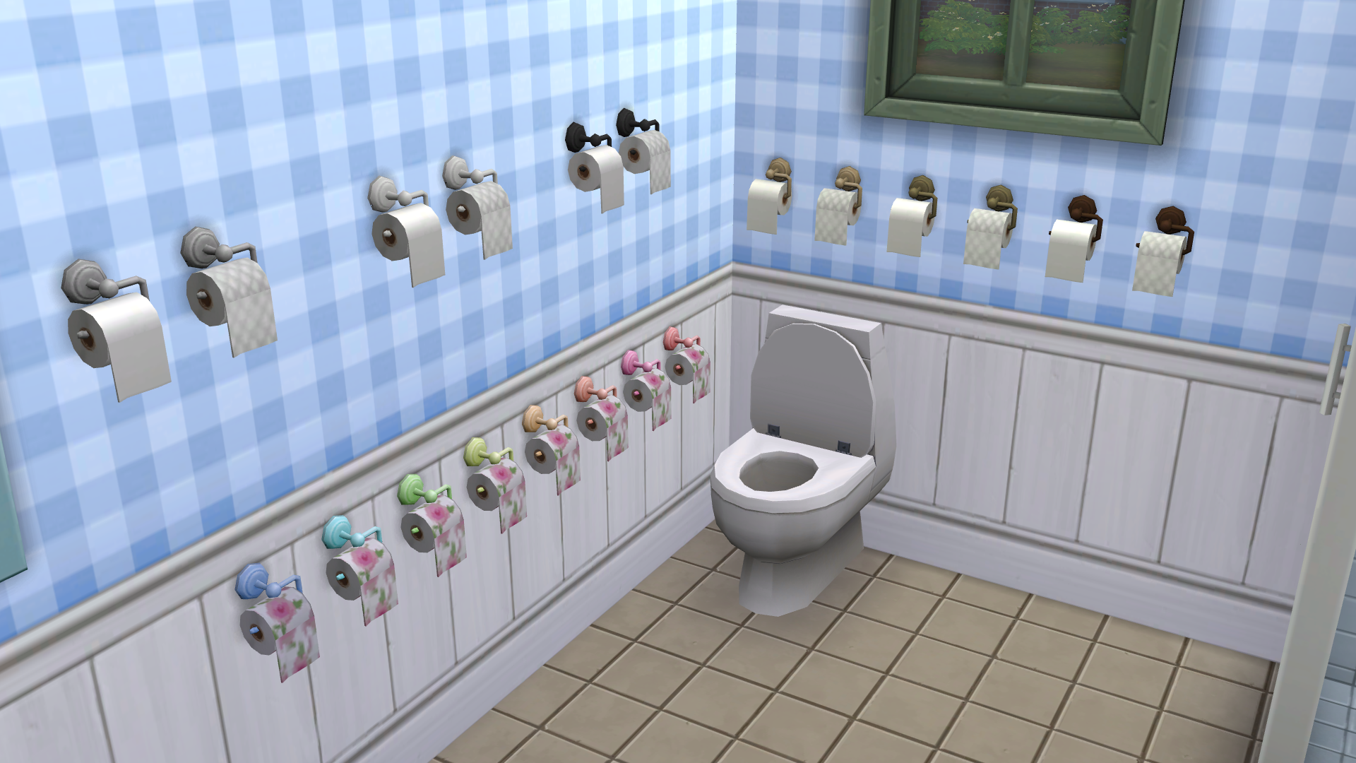 Rolls-on-Walls Bog Roll Dispenser - The Sims 4 Build / Buy - CurseForge