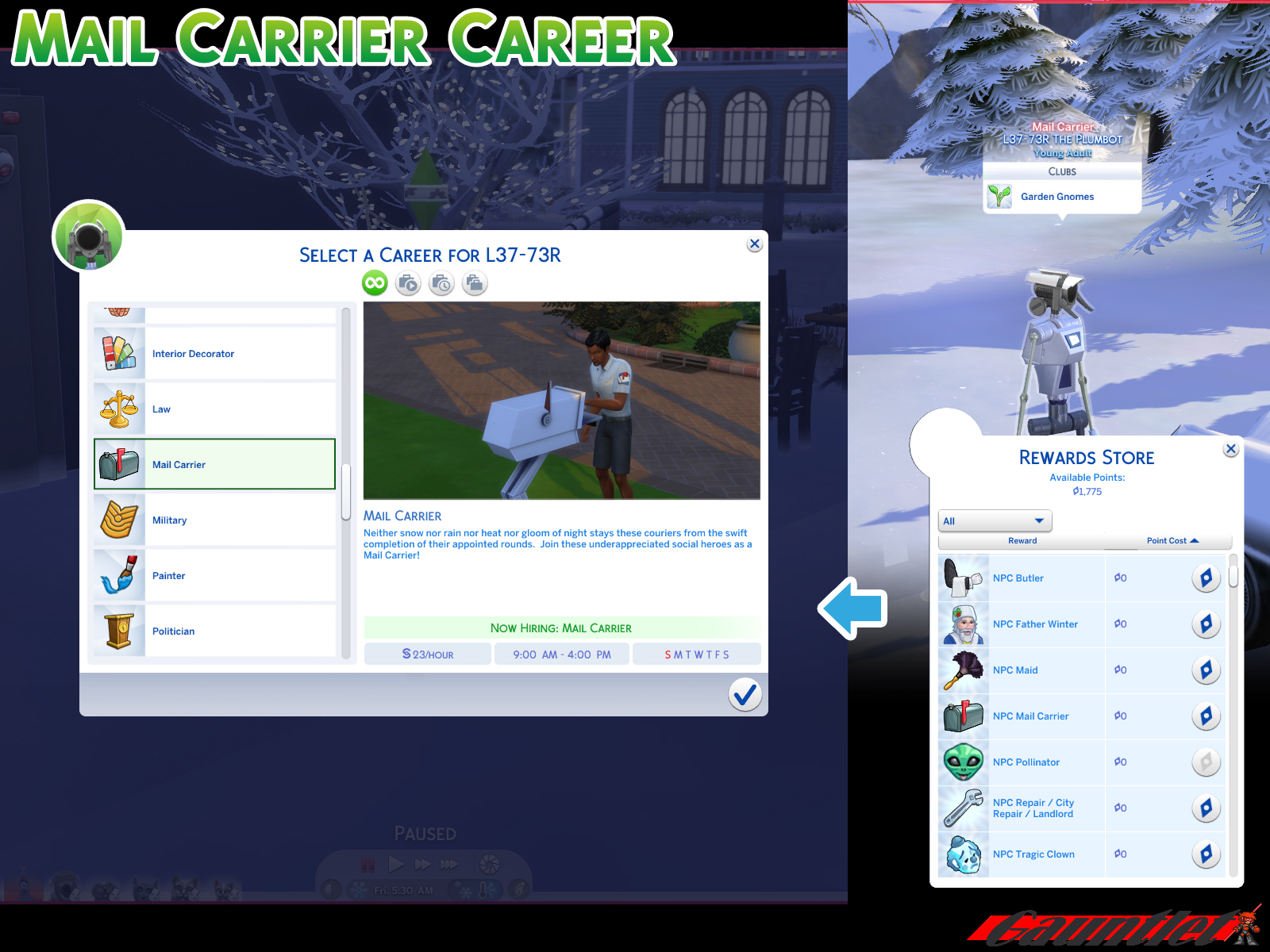 NPC Mail Carrier Career - Gallery - The Sims 4 Mods - CurseForge