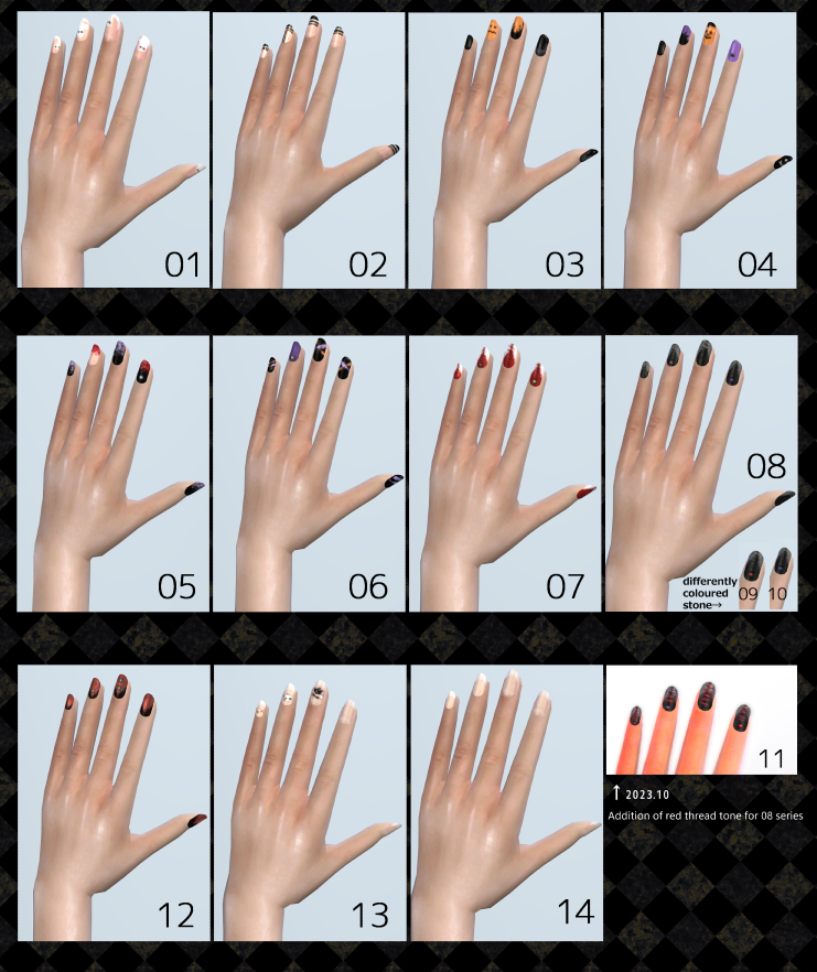 HalloweenNail02-20221016 - The Sims 4 Create a Sim - CurseForge