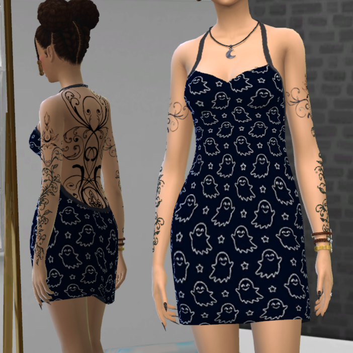 Halloween dress - Gallery - The Sims 4 Create a Sim - CurseForge
