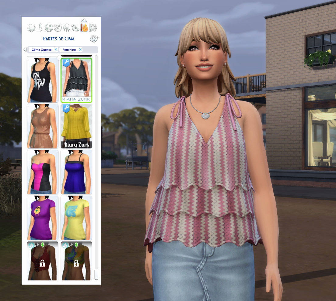 Tank Top Layered - Gallery - The Sims 4 Create a Sim - CurseForge