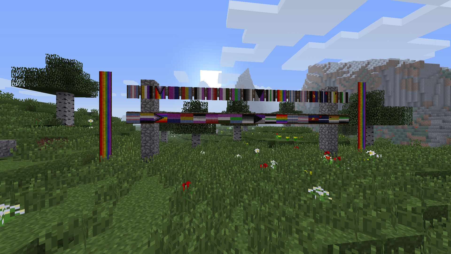 Bricksland Pride flags - Gallery - Minecraft Mods - CurseForge