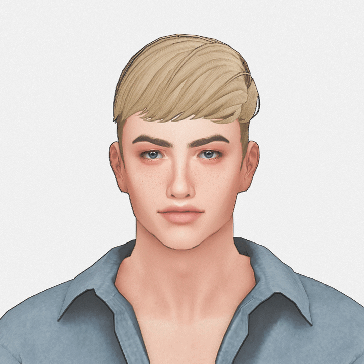 Mason Hair [JOSH JO_SE_OH] - The Sims 4 Create a Sim - CurseForge