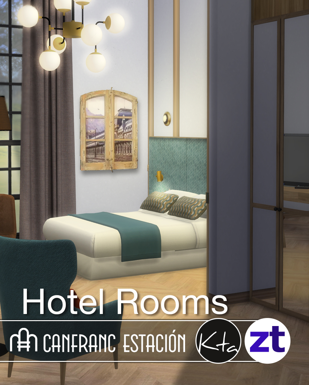 [kta] Canfranc Hotel Rooms - Gallery - The Sims 4 Build / Buy - CurseForge