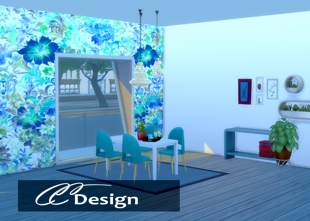 Beautyful Flowers in blue - Gallery - The Sims 4 Build / Buy - CurseForge