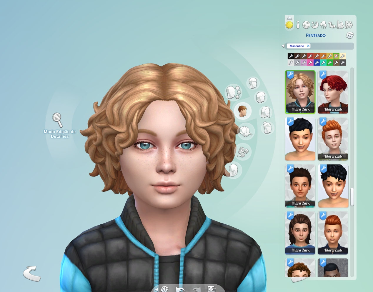 Luke Hair for Kids - Gallery - The Sims 4 Create a Sim - CurseForge