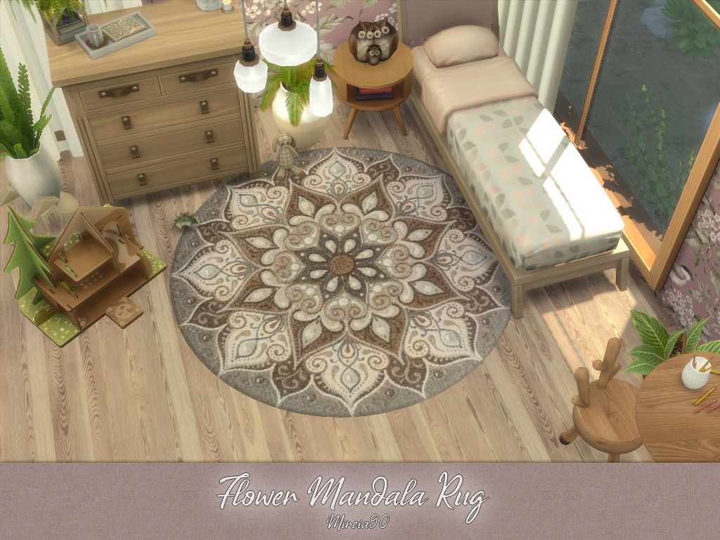 Flower Mandala Rug - Gallery - The Sims 4 Build / Buy - CurseForge