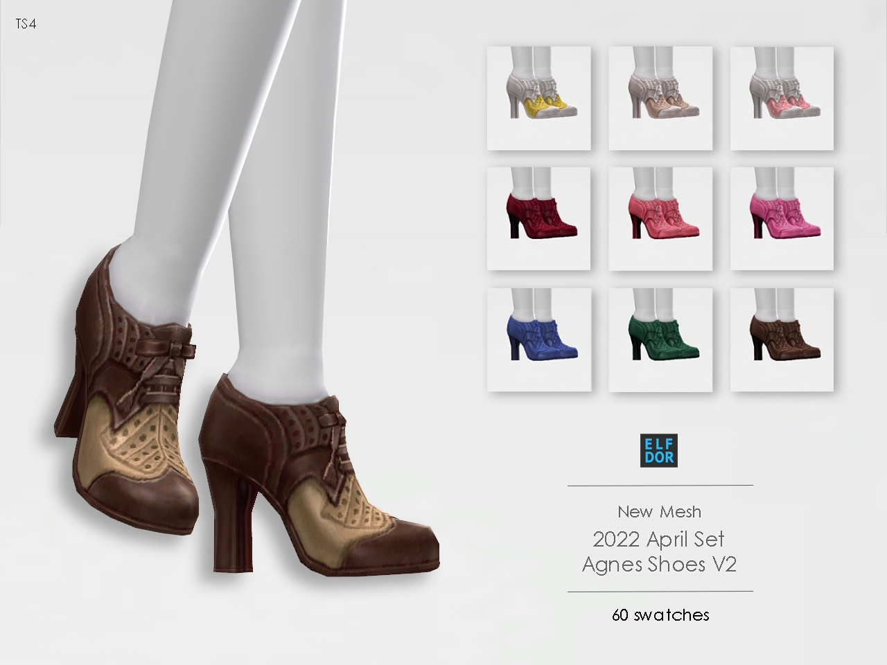 Agnes Shoes V2 - Gallery - The Sims 4 Create a Sim - CurseForge