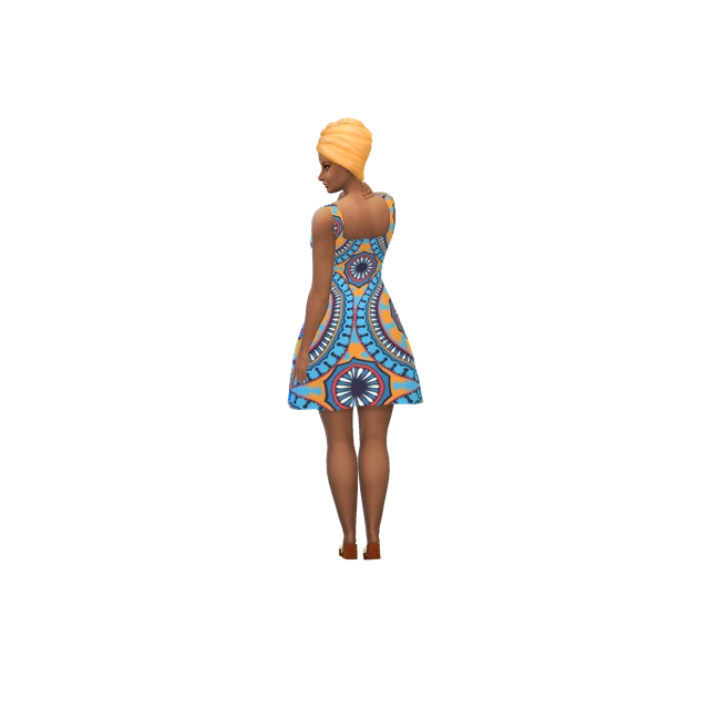 Mammy Africa S003 dress set - Gallery - The Sims 4 Create a Sim ...