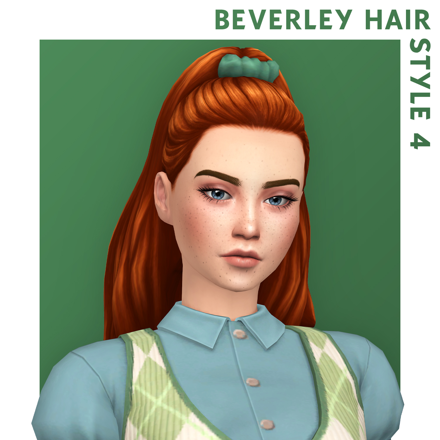 QICC - Beverley Hair Style 4 - The Sims 4 Create a Sim - CurseForge