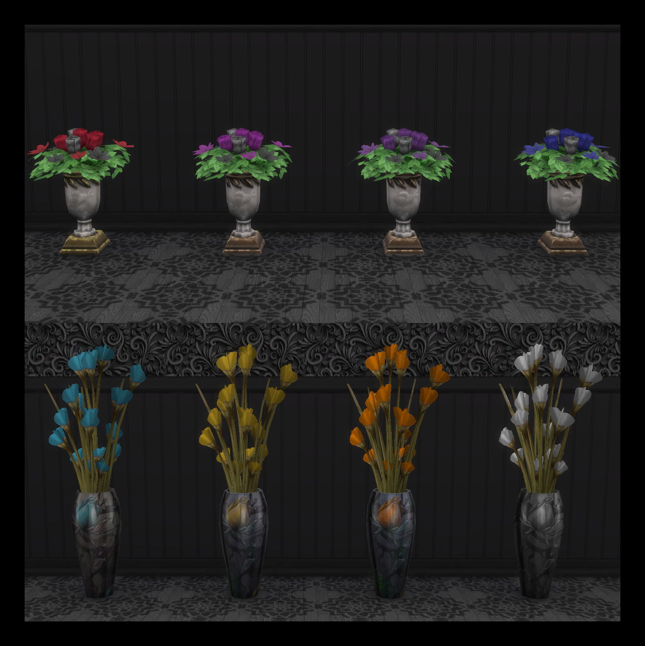 Darkly Delightful Plants - 3 Sets - Gallery - The Sims 4 Build / Buy ...