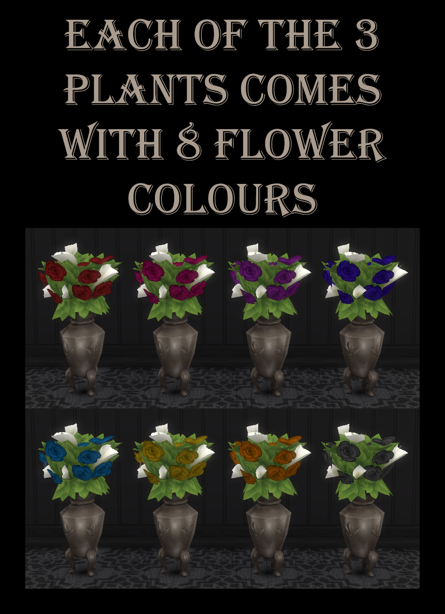 Darkly Delightful Plants - 3 Sets - Gallery - The Sims 4 Build / Buy ...