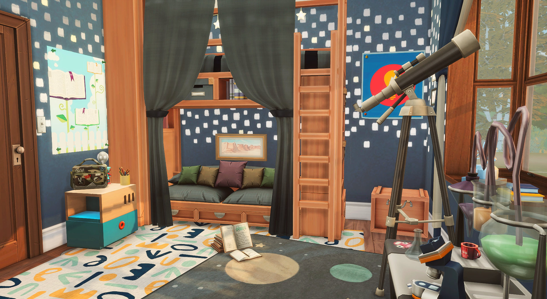 The Brainiac Kids Room - Gallery - The Sims 4 Rooms / Lots - CurseForge