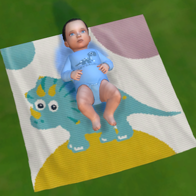 Triceratops Infant Default Rug Override - Gallery - The Sims 4 Mods ...
