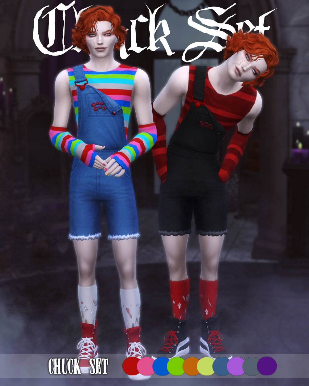 Chuck Set (Squad Ghouls Collection) - Gallery - The Sims 4 Create a Sim ...