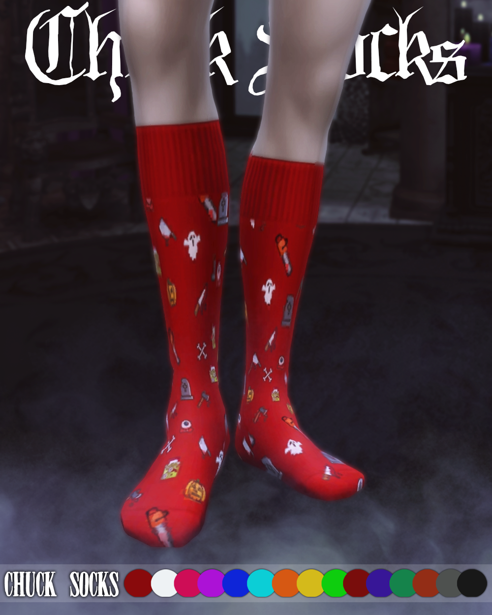 Chuck Socks (Squad Ghouls Collection) - Gallery - The Sims 4 Create a ...
