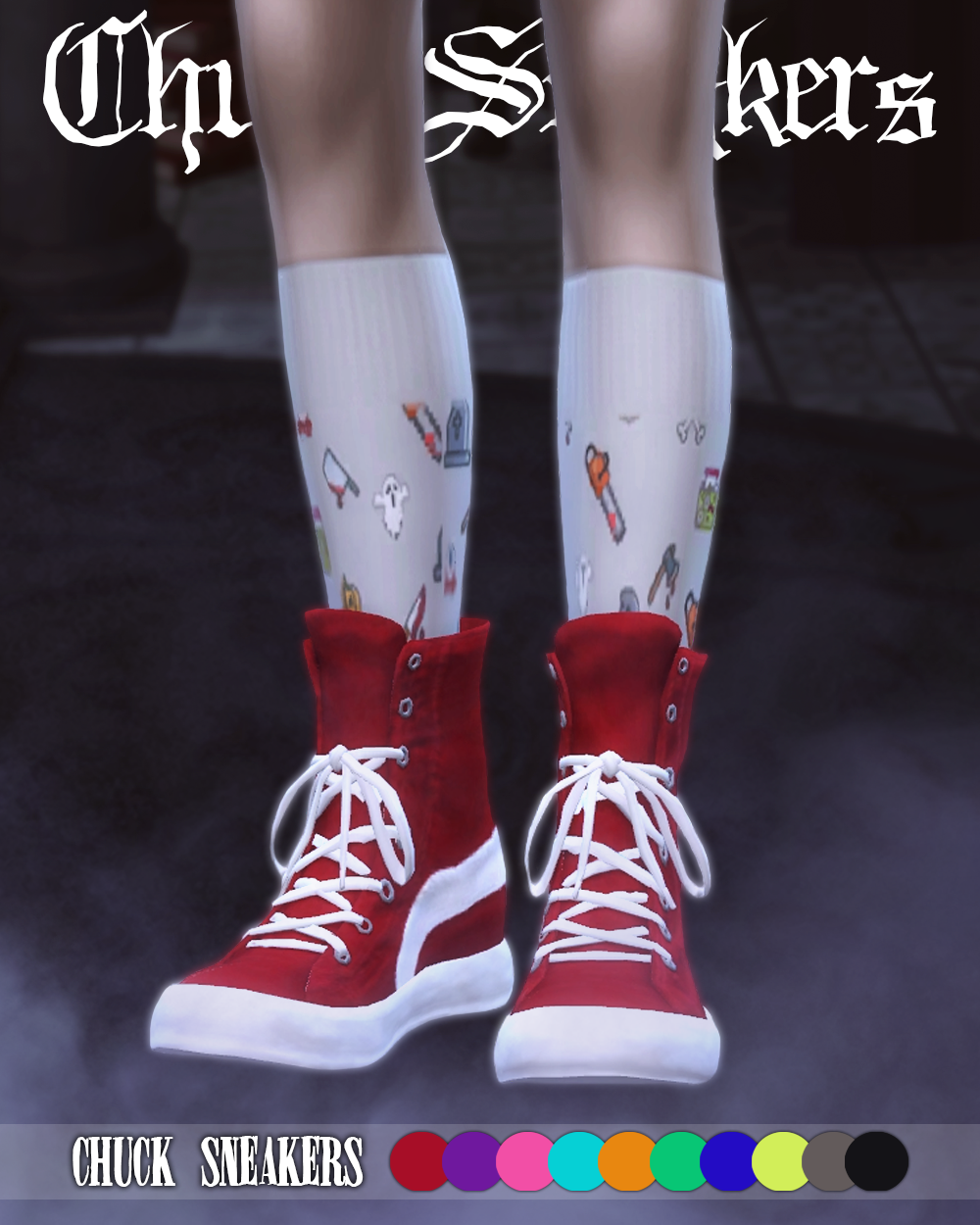 Chuck Sneakers (Squad Ghouls Collection) - Screenshots - The Sims 4 ...