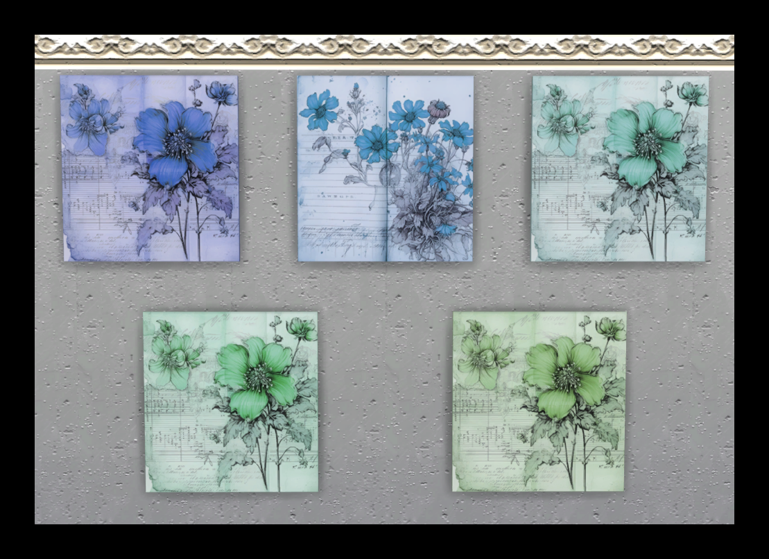 Floral Dreams Paintings - Gallery - The Sims 4 Build / Buy - CurseForge